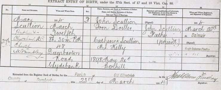 Rae-Morgan-Scullion-Kelly Family History | Psalmboxkey's Blog